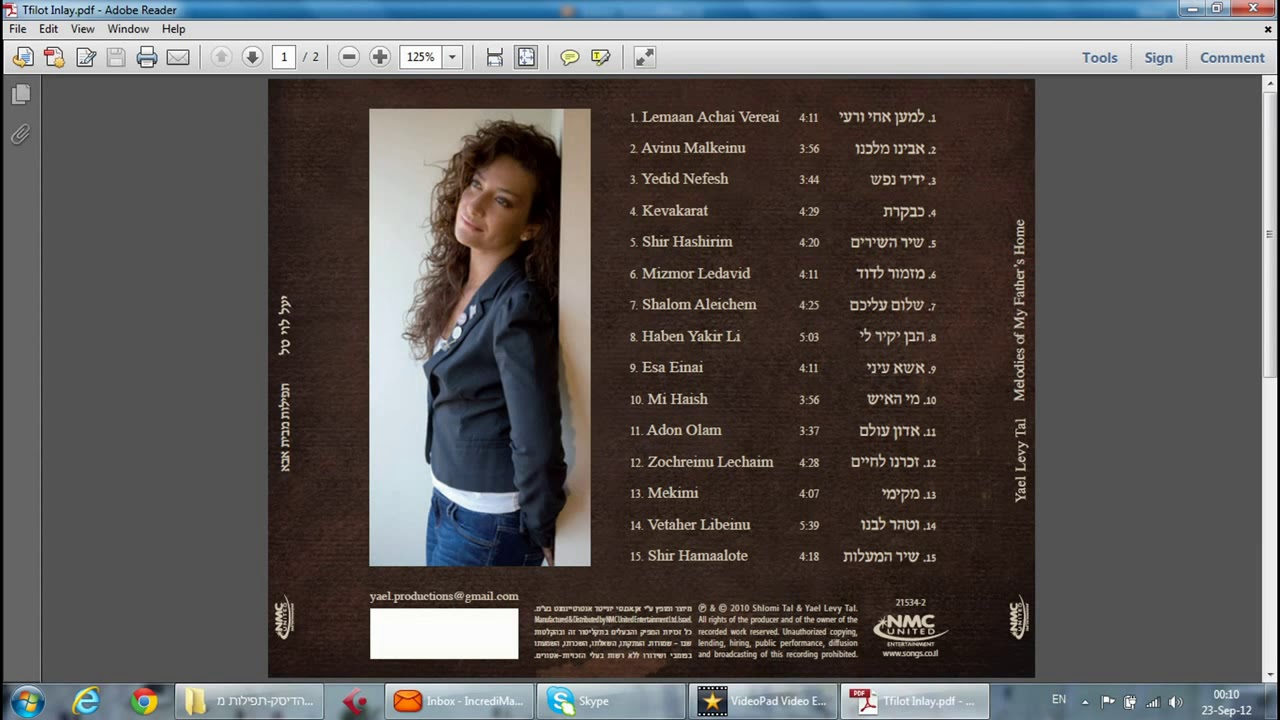 yossele rosenblatt & Yael Levy Tal Kevakarat avi - YouTube