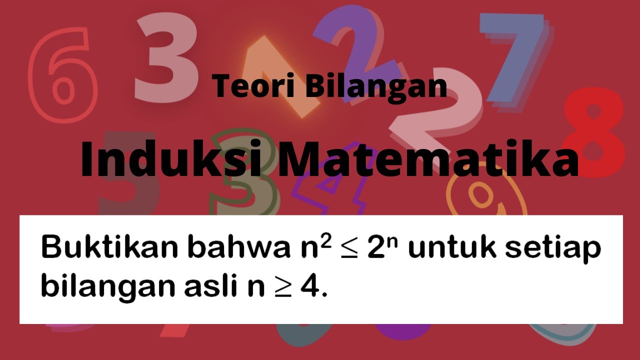 Induksi Matematika - pertidaksamaan #Part 2 : n2 ≤ 2^n - YouTube