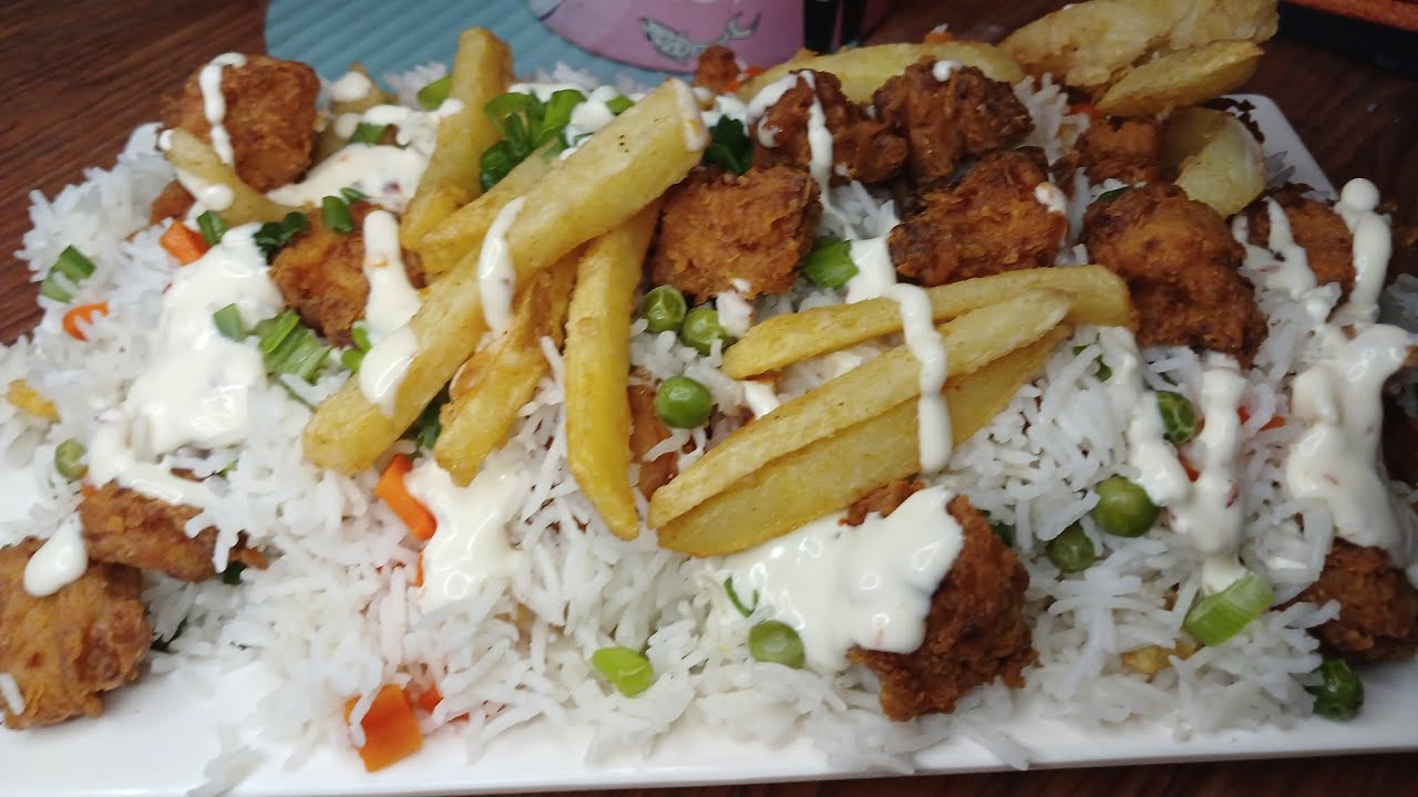 Chicken Loaded Rice Recipe | 4 Flavours Chicken loaded Rice recipe ...