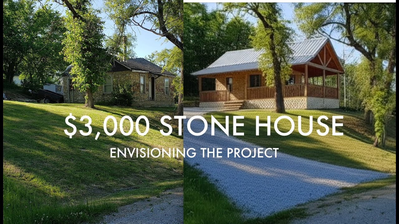 $3,000 Stone House Walkthrough and Envisioning the Project - Part 2 - YouTube