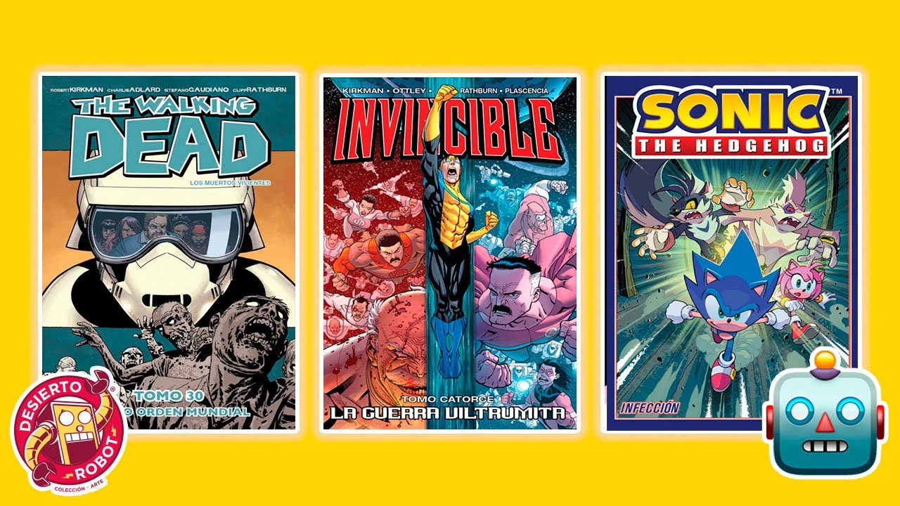 Invincible, Sonic the Hedgehog: Estrenos Cómics Kamite y Resurtido en ...