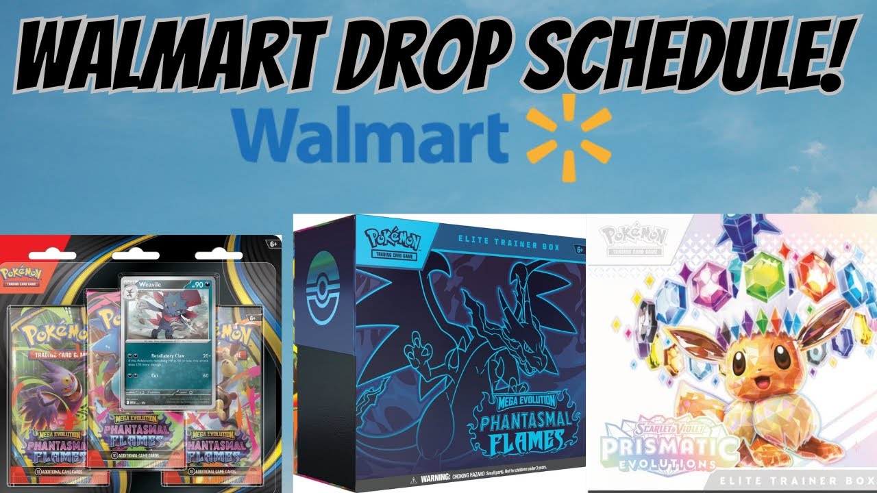 Massive Pokémon Drops Coming This Week For Walmart !!! - YouTube