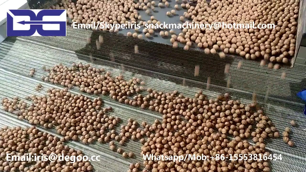 Jinan DG chocolate ball extruder Machine/Cereals fruit loops extrusion ...