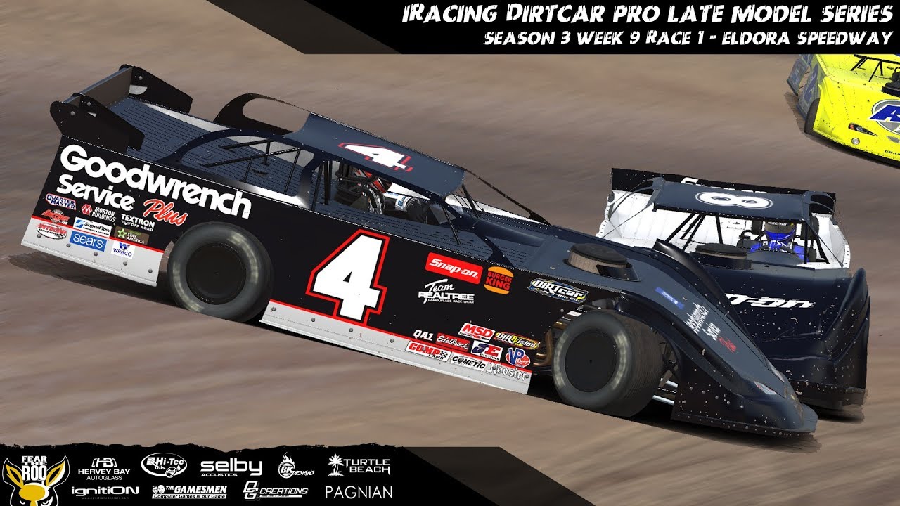 iRacing - DIRTcar Pro Late Model Series - Season 3 Week 9 Race 1 ...