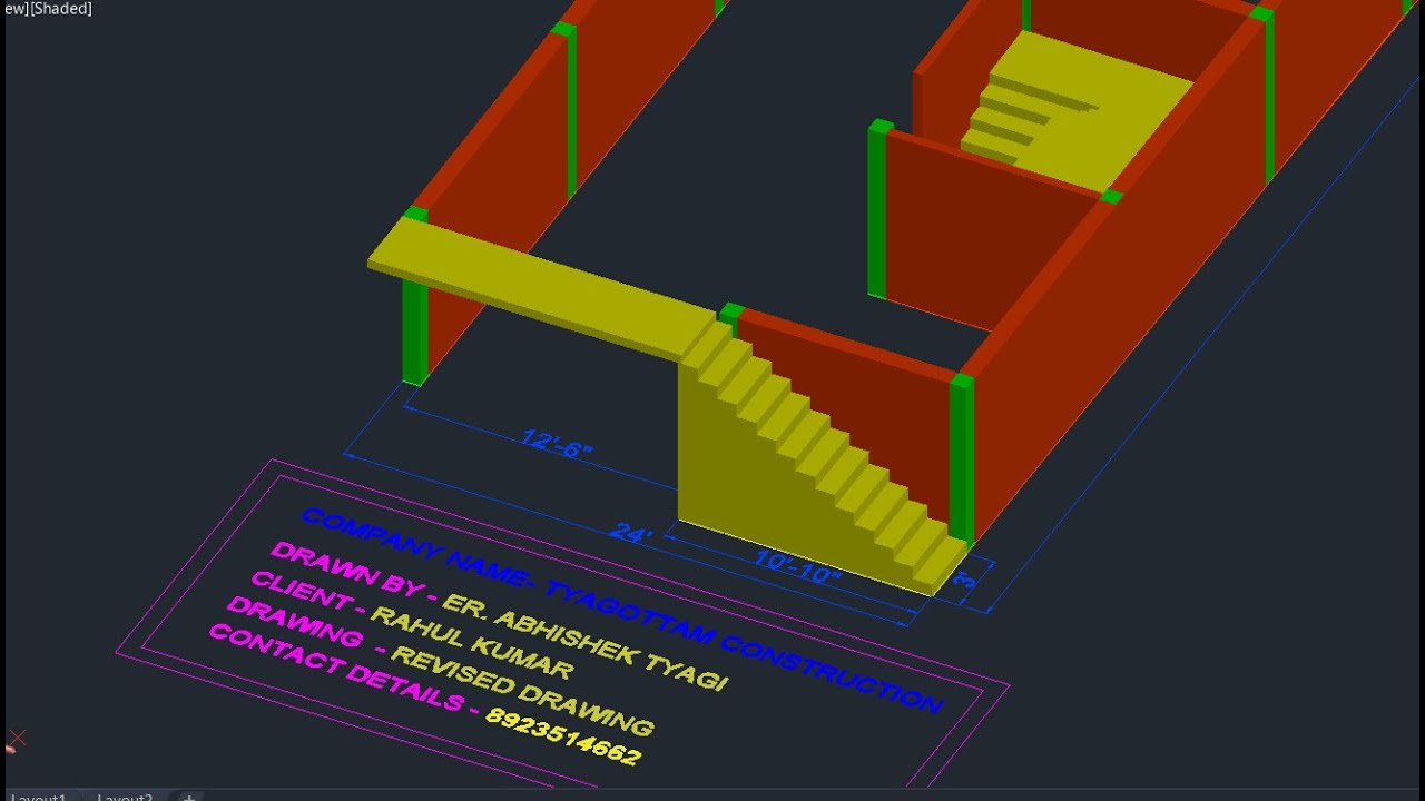 Complete AutoCAD Floor Plan / Elevation / Section / 3D Course | For ...
