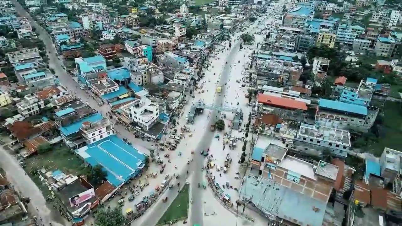 Damak jhapa drone camera video - YouTube
