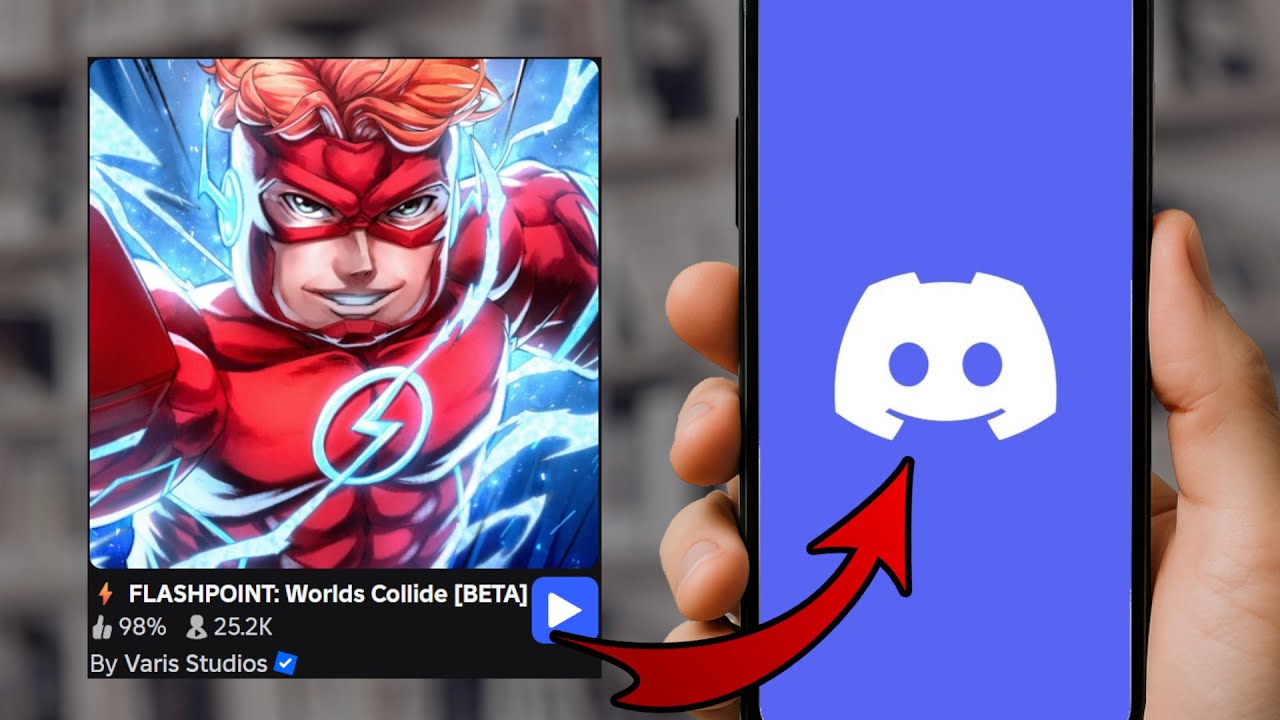 How to Join Roblox Flashpoint Worlds Collide Discord Server on Mobile ...