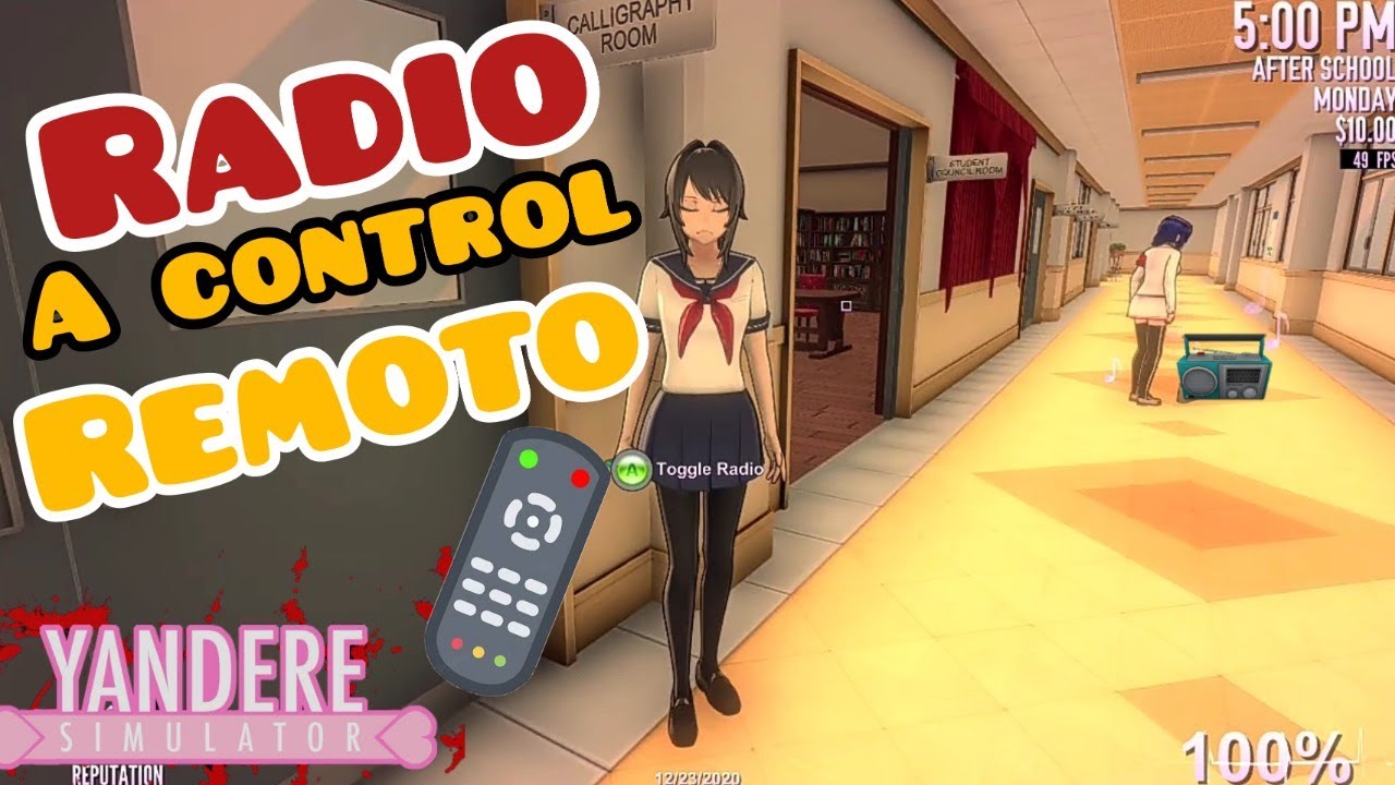 Yandere Simulator NUEVA ACTUALIZACION | LA RADIO CON CONTROL REMOTO ...