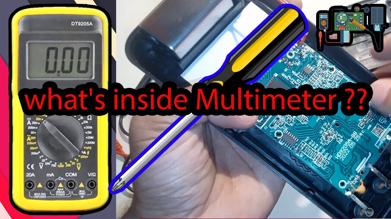 #Multimeter DT9205A ।। what's inside Multimeter DT9205A ।। ভিতরে কি আছে ...