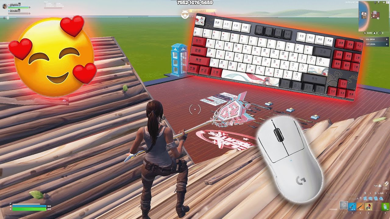 😴 1v1 CLIX Build fight / ASMR gameplay😴 (Fortnite KBM ASMR) - YouTube