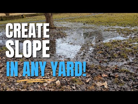 Flat Yard No Slope How to Create as Much Slope as You Desire BACKYARD ...