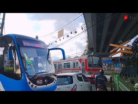 Perlintasan Kereta Api KRL Stasiun Pesing Jpl 7-7 Jalan Raya Daan Mogot ...