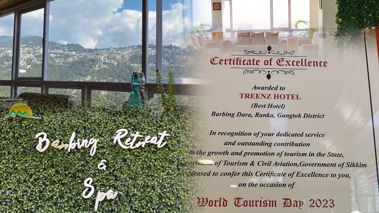 One of the best hotel in Gangtok, Treenz Hotel Ranka🏨🍽️ #4starhotel # ...