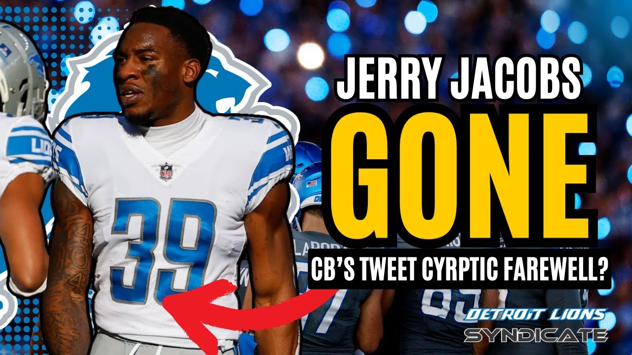 Jerry Jacobs and the Detroit Lions: Is His Time Up? - YouTube