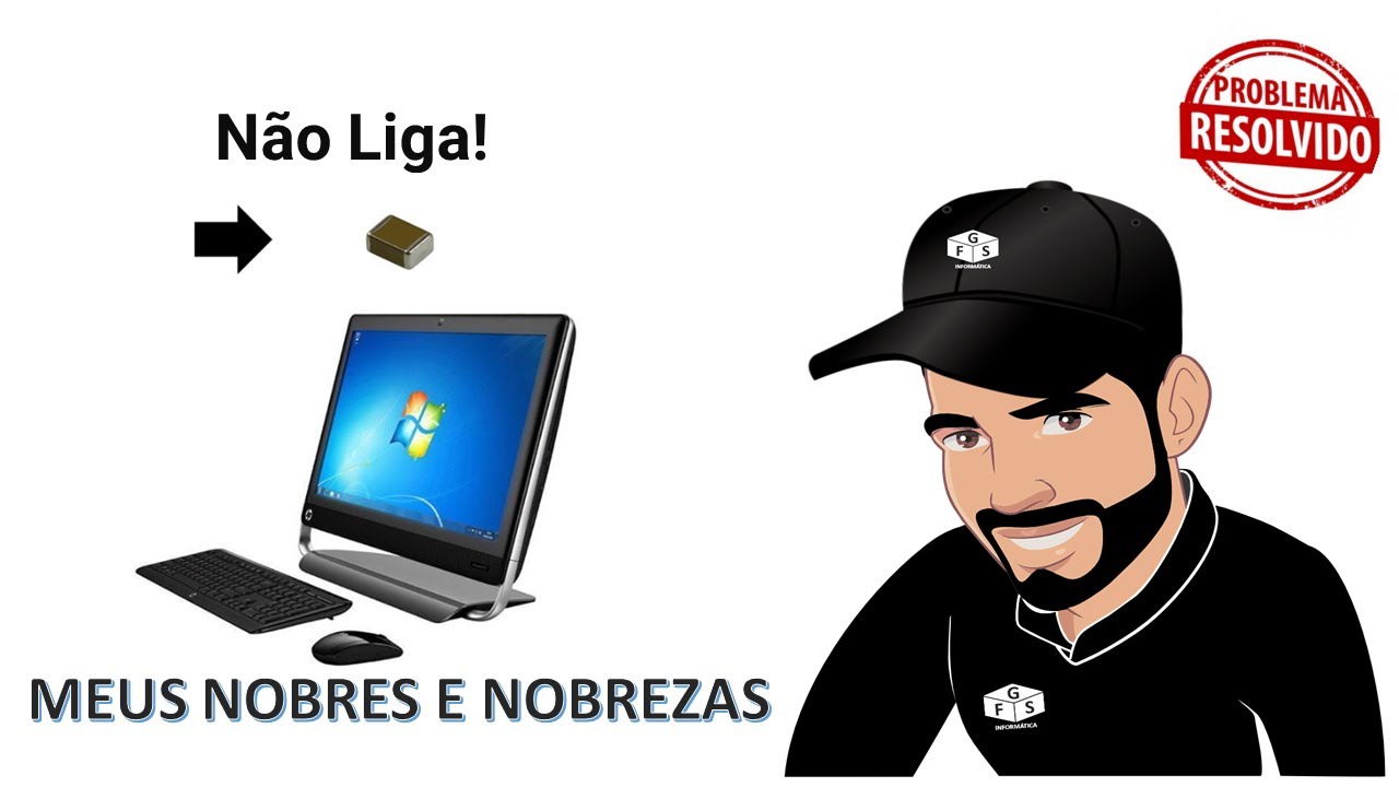 ALL IN ONE, HP TOUCHSMART 320 (AAHD3-NK)- NÃO LIGA, EM CURTO ! - YouTube