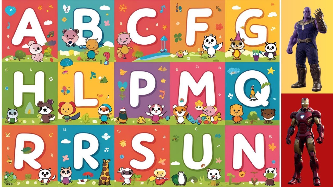 "ABC Rhyming Song for Kids | Fun Learning with Cute Words & Sounds ...