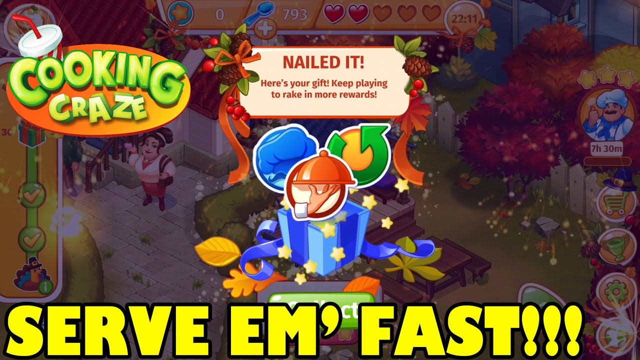 ⏰⏰⏰ Cooking Craze Thanksgiving Event Gameplay Walkthrough Levels 21-30 ...
