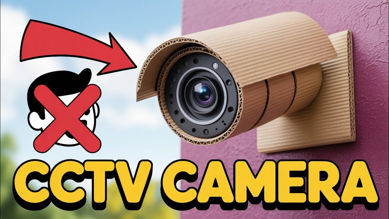 How To Make CCTV Camera at Home CCTV Camera Project DIY Cardboard - YouTube