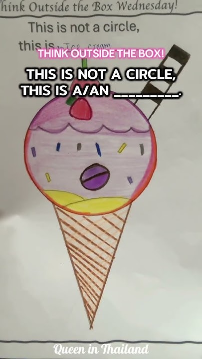THIS IS NOT A CIRCLE,THIS IS A/AN ___. THINK OUTSIDE HE BOX! Teacher in ...