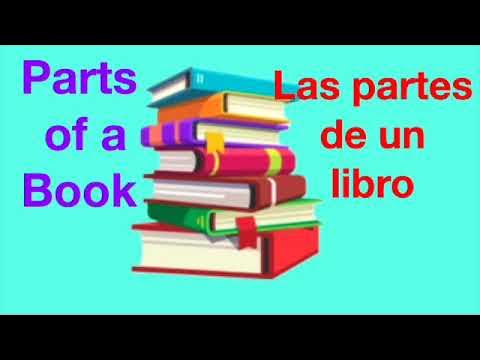 Parts of a Book. Las Partes de un libro. - YouTube