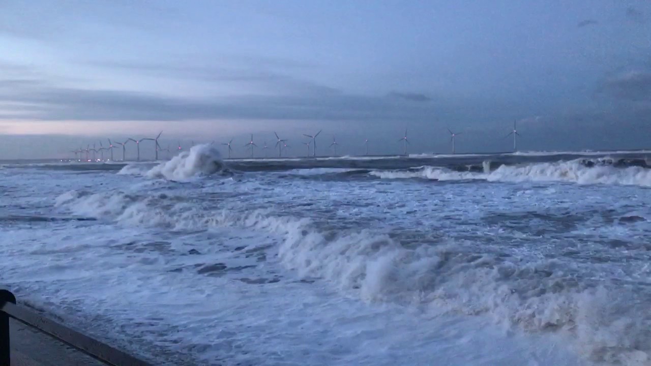 Redcar storm - YouTube