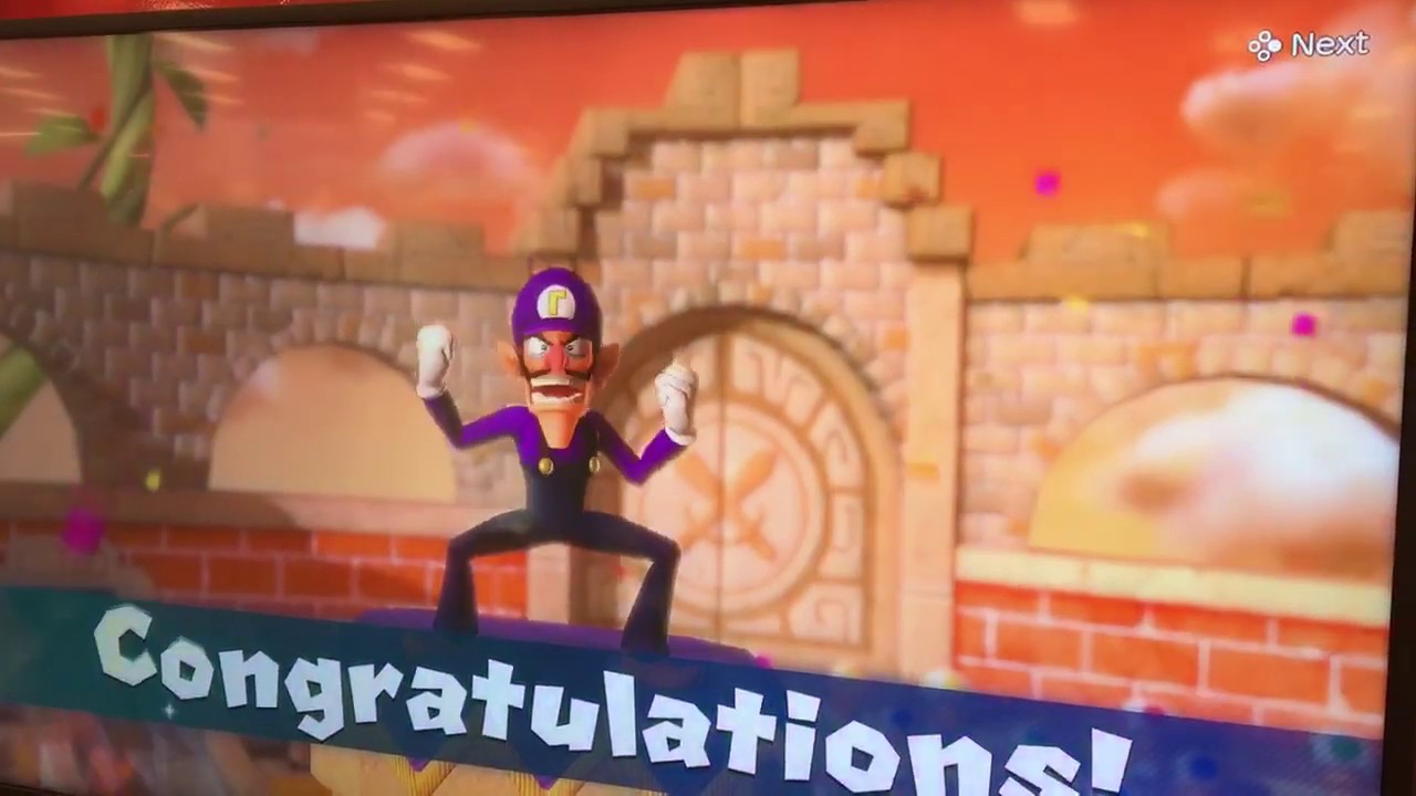 Super Mario Party - Waluigi wins the Mariothon - YouTube
