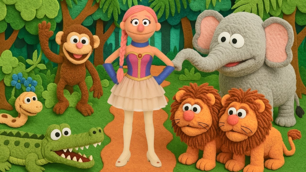 Luli Pampín - CAMINO POR LA SELVA🙊🐍🦁🐘 - Official Video #lulipampin #muppets #cancionesinfantiles ...