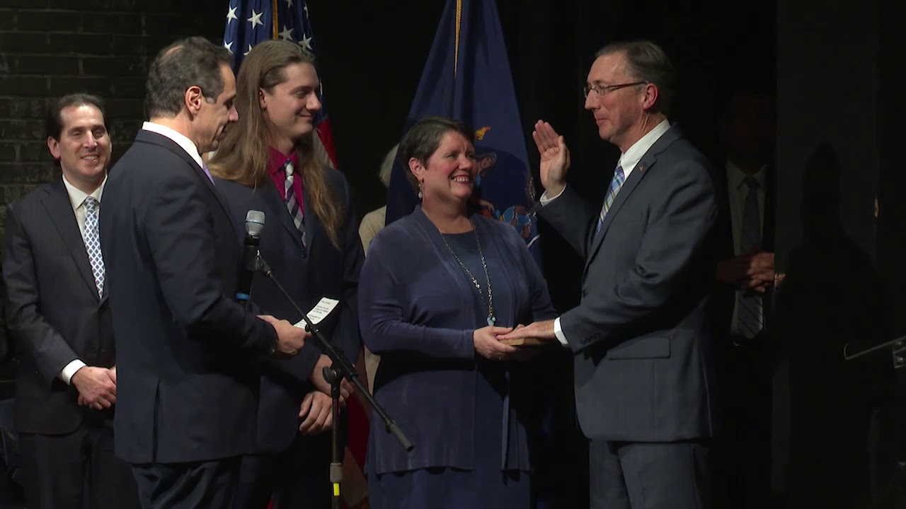 Governor Cuomo Swears In Jim Gaughran as the State Senator for District ...