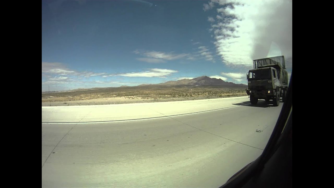 Military caravan on the way home - YouTube