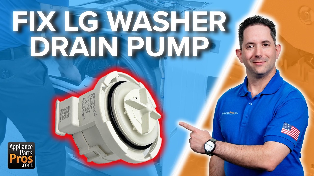 Is Your LG Washer Clogged? Test the Drain Pump Now - YouTube
