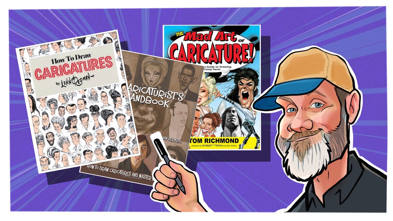 My 3 Favorite Caricature Art Books - YouTube