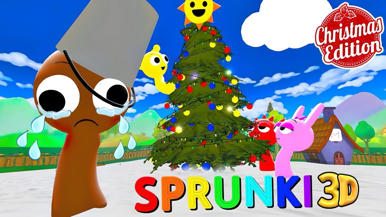LOS SPRUNKIS SE PREPARAN PARA LA NAVIDAD (SPRUNKI 3D) - YouTube