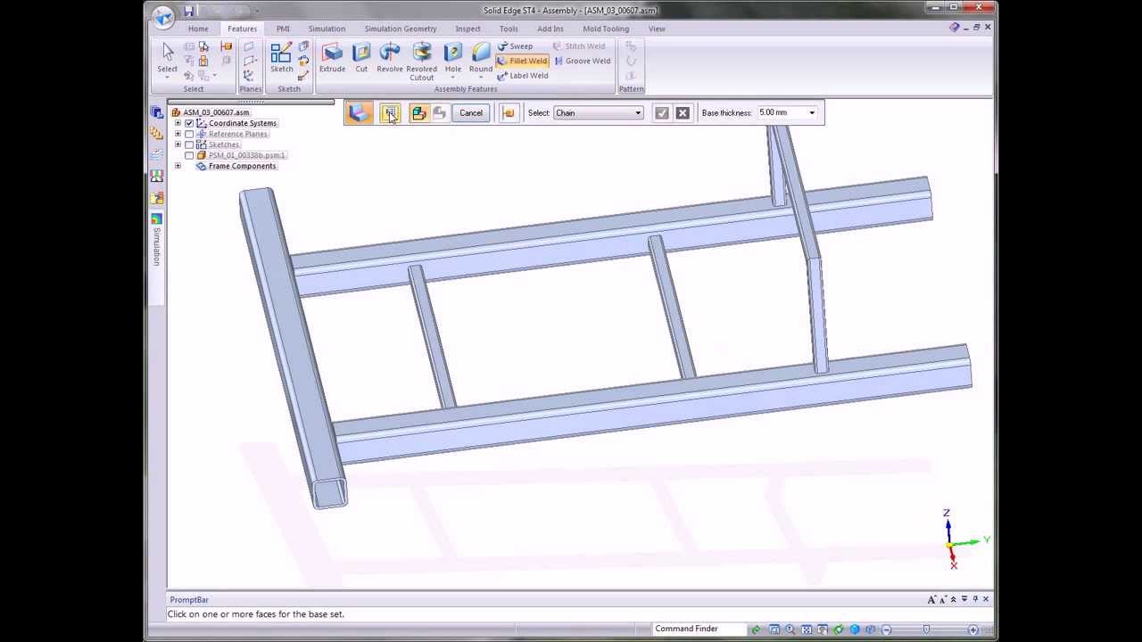 Solid Edge Kaynak Modülü Demo Videosu - Solid Edge Weldment - YouTube