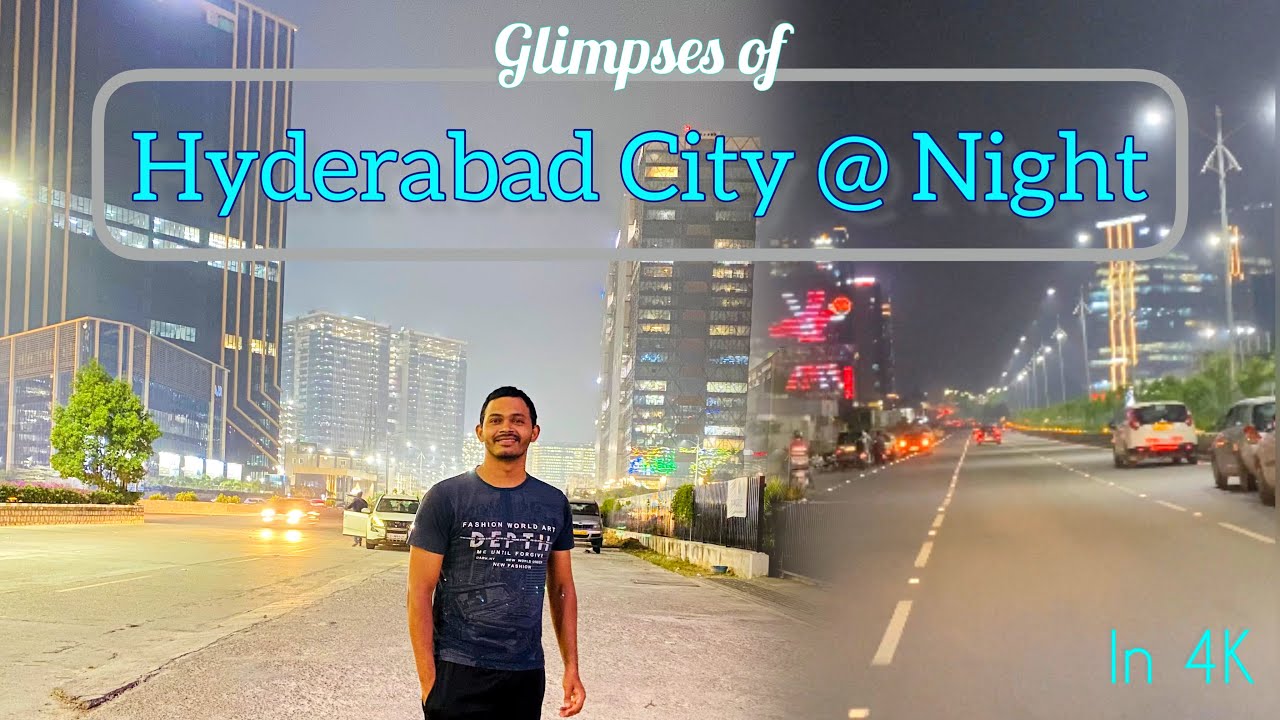 Glimpses of Hyderabad City At Night | Mindspace | Hitech City ...