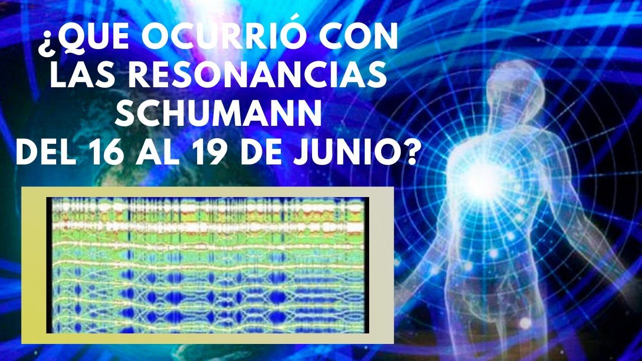 ¿Que ocurrió con las resonancias Schumann del 16 al 19 de Junio? - YouTube