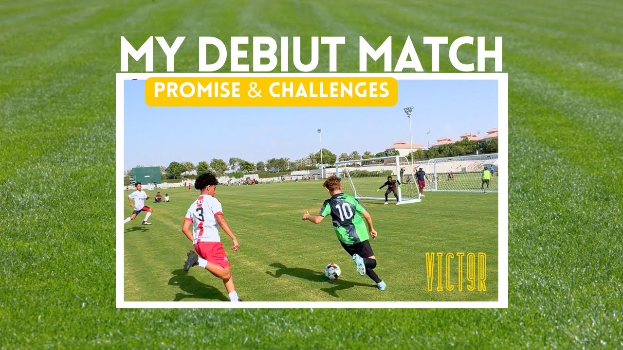 ⚽ My Debut: A Glimpse of Promise Amidst the Challenge 🚀 - YouTube