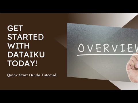 Dataiku Tutorial for Beginners: How to Sign Up, Sign In & Get Started ...
