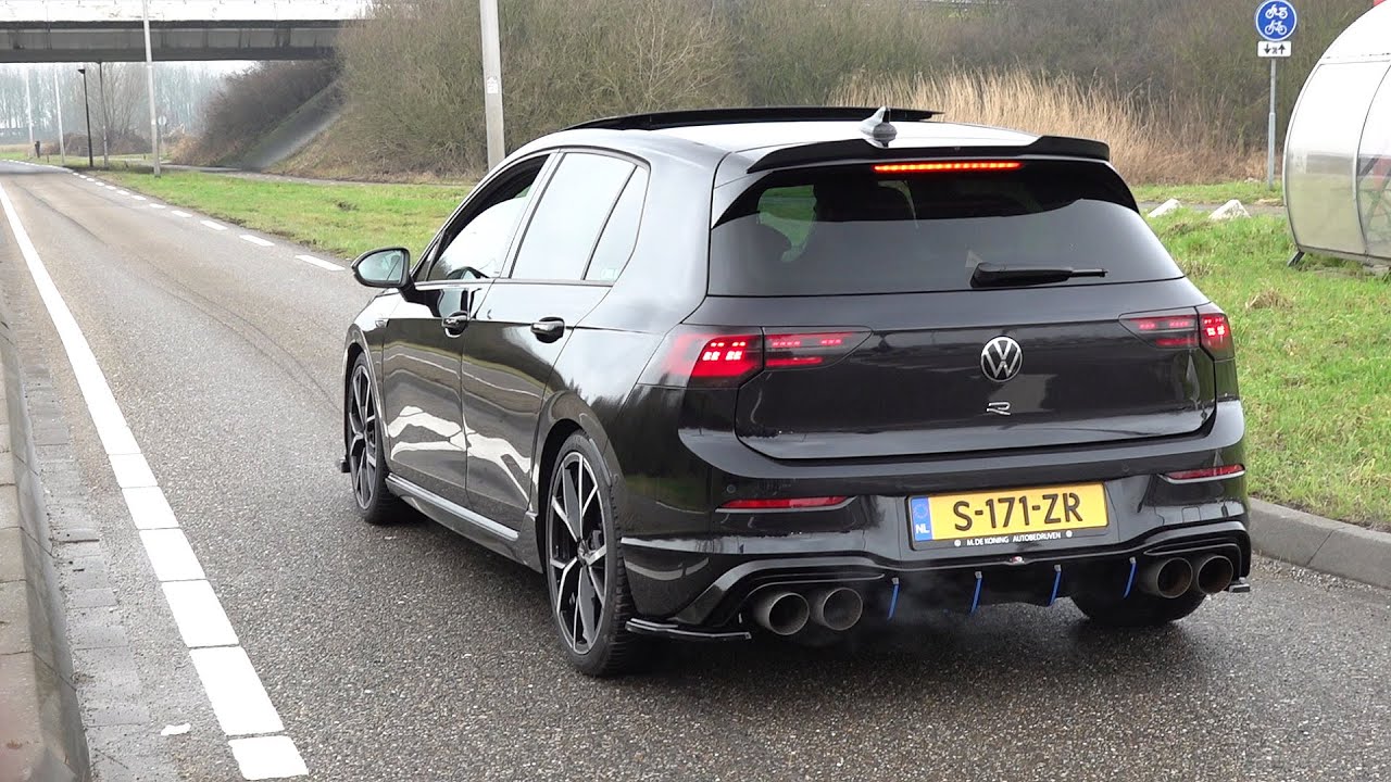 Volkswagen Golf 8 R Performance Stage 2 OPF Delete! Revs & Launch ...