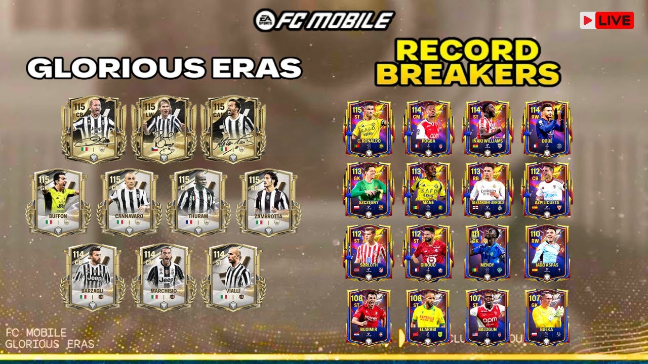 🔴FC 26 MOBILE | Glorious Era Week 4 And Record Breaker!!!! - YouTube