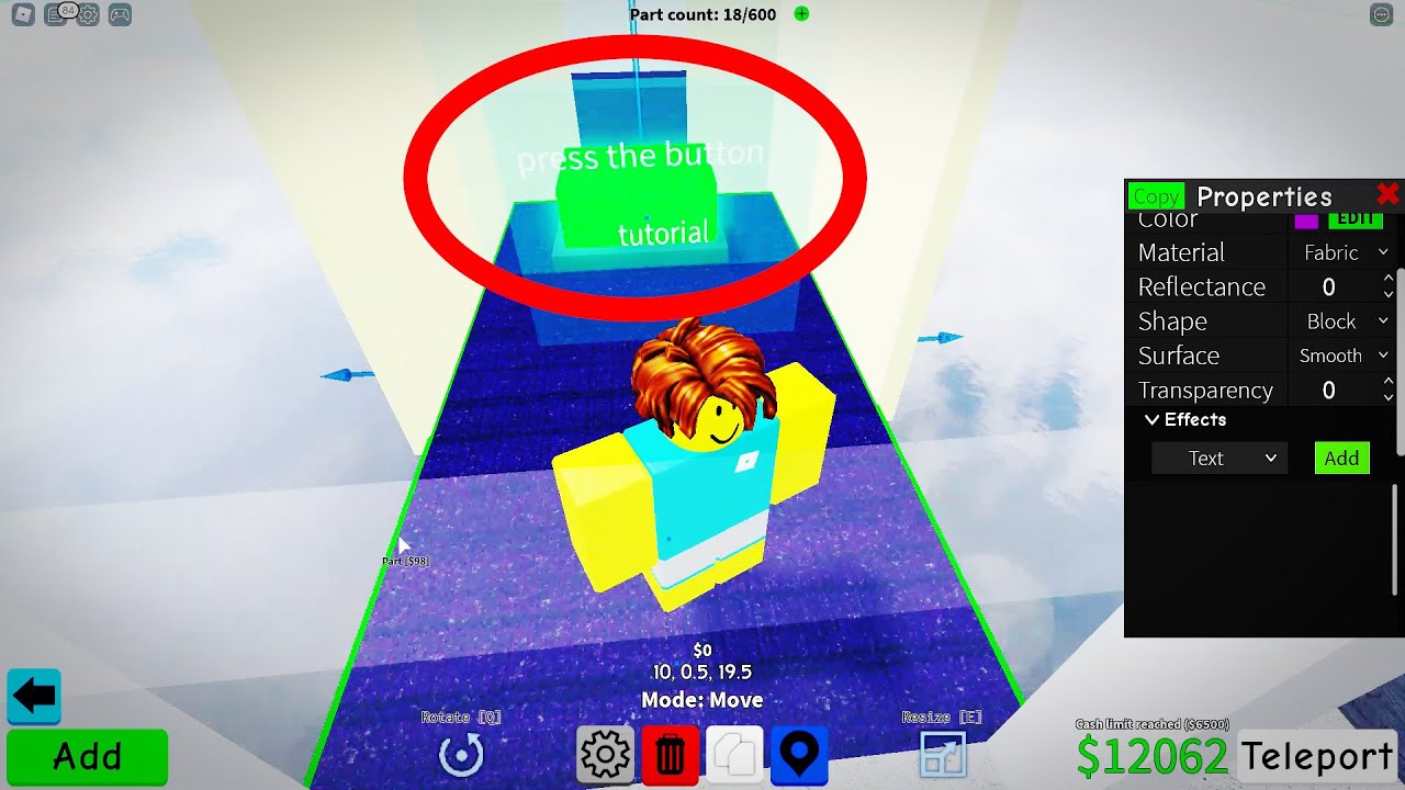 Press Button Tutorial in Obby Creator! | Roblox | superJ - YouTube