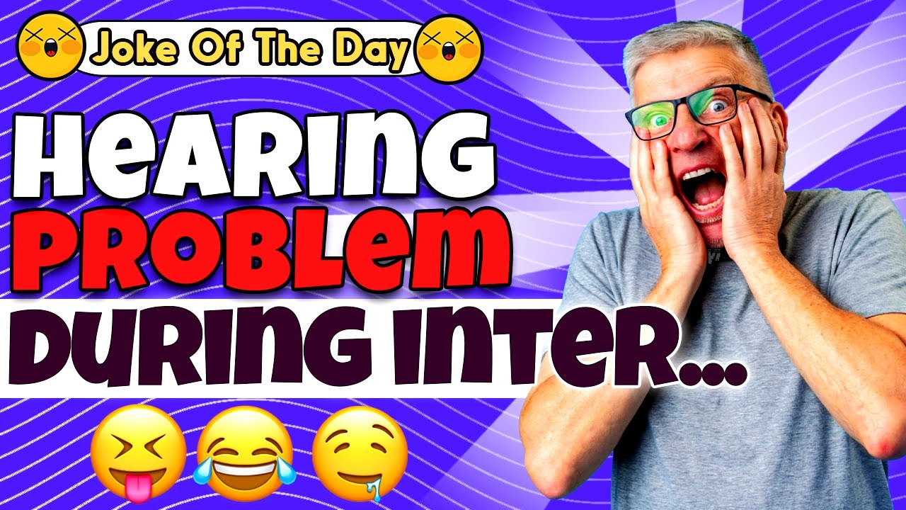 Dirty Joke-hearing problem during inter&-Jokes Today - YouTube