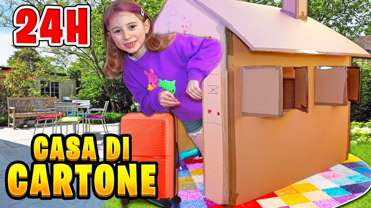 GIORGIA VA A VIVERE DA SOLA PER 24 ORE NELLA NUOVA CASA DI CARTONE ...