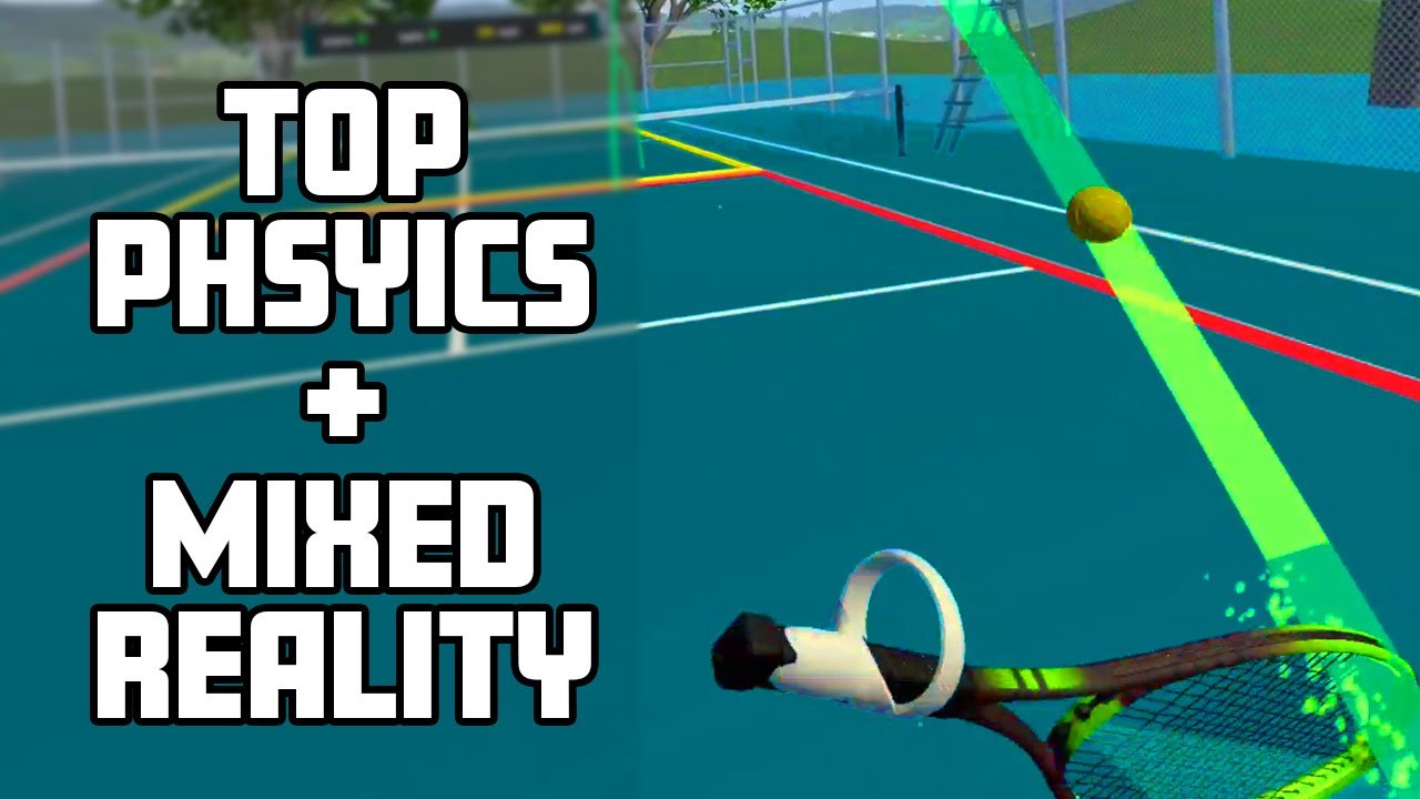 VR Tennis Simulation with REALISTIC PHYSICS & Mixed Reality Option | Court Time Tennis - YouTube