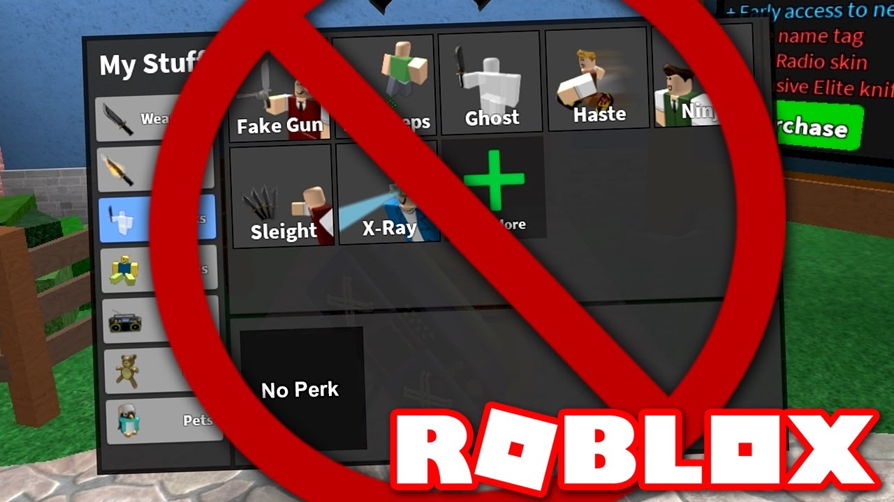 THE NO PERK CHALLENGE IN ROBLOX MM2!! - YouTube
