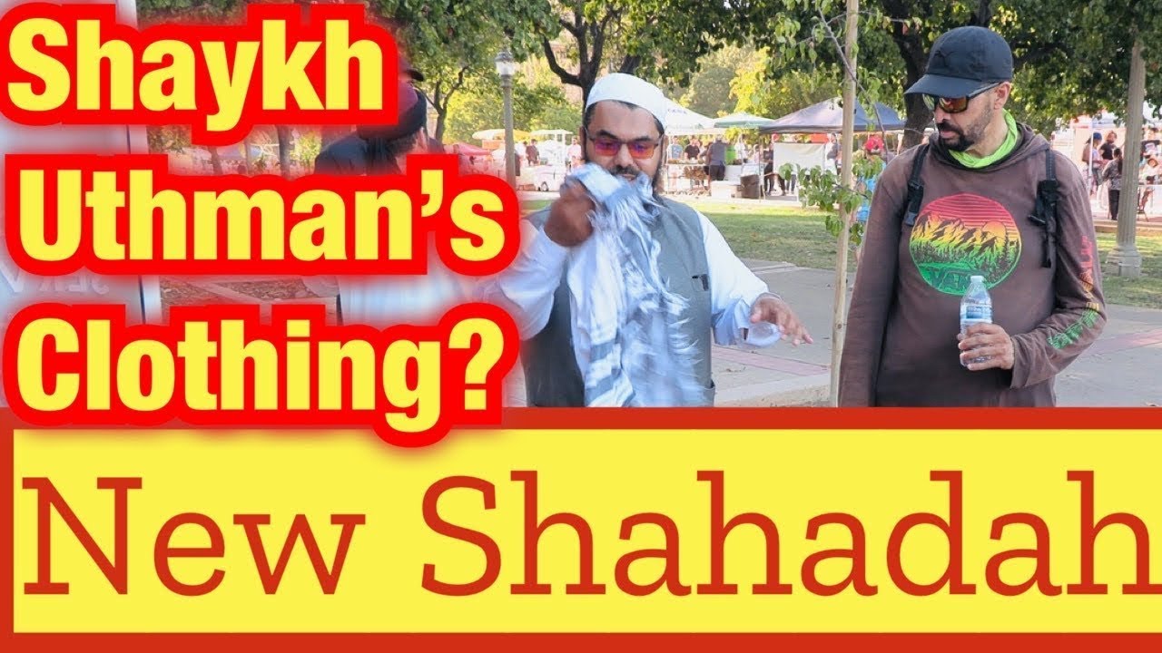 Brother Art Accepts Islam & Shaykh Uthman's Dress Code - YouTube