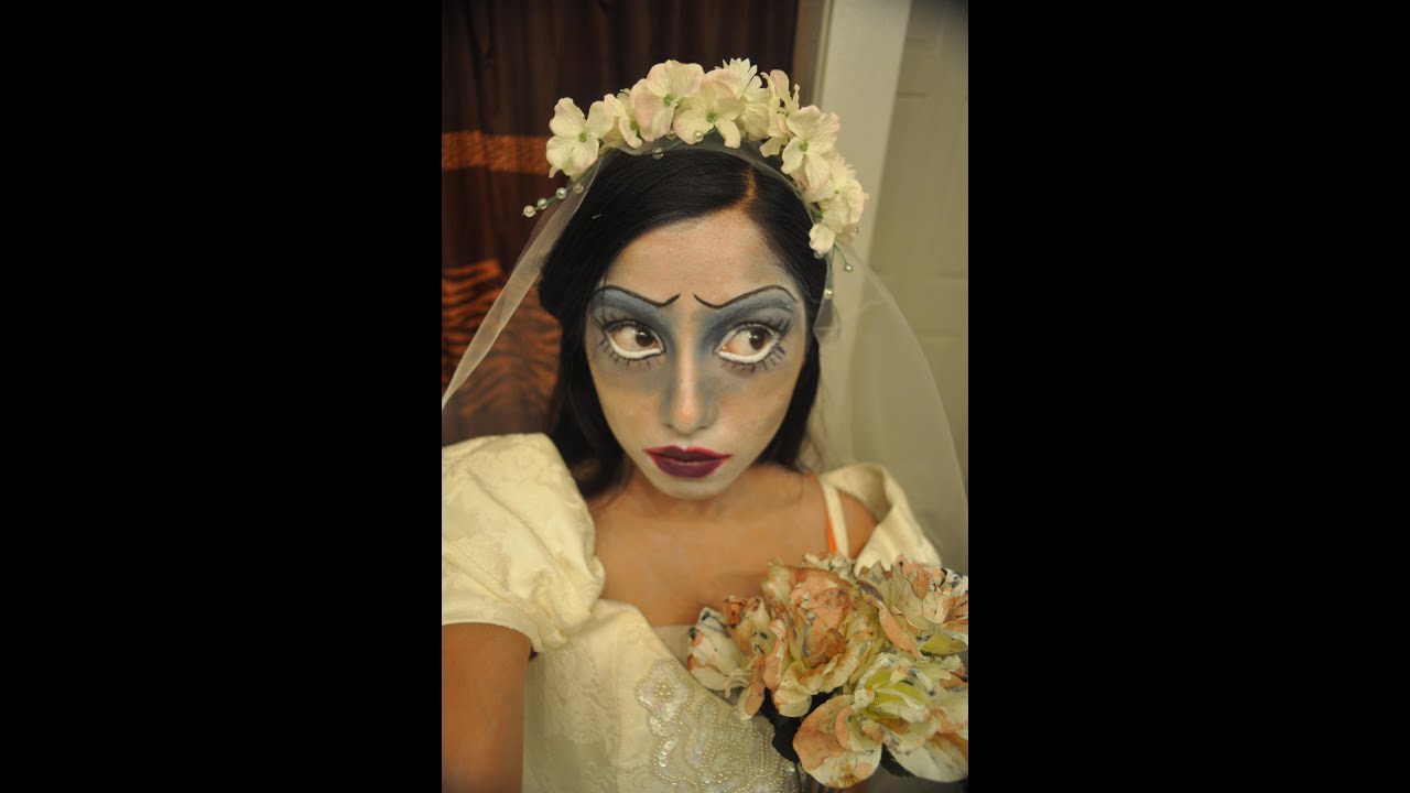 Corpse bride makeup tutorial. - YouTube