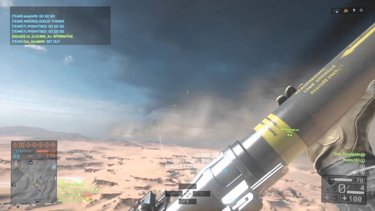 BF4-SMAW SHOT ON JET FROM HELI - YouTube