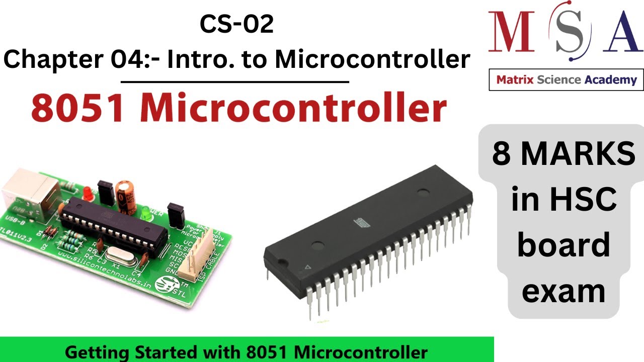 12th CS-02 || Introduction to Microcontroller || HSC Board Questions ...