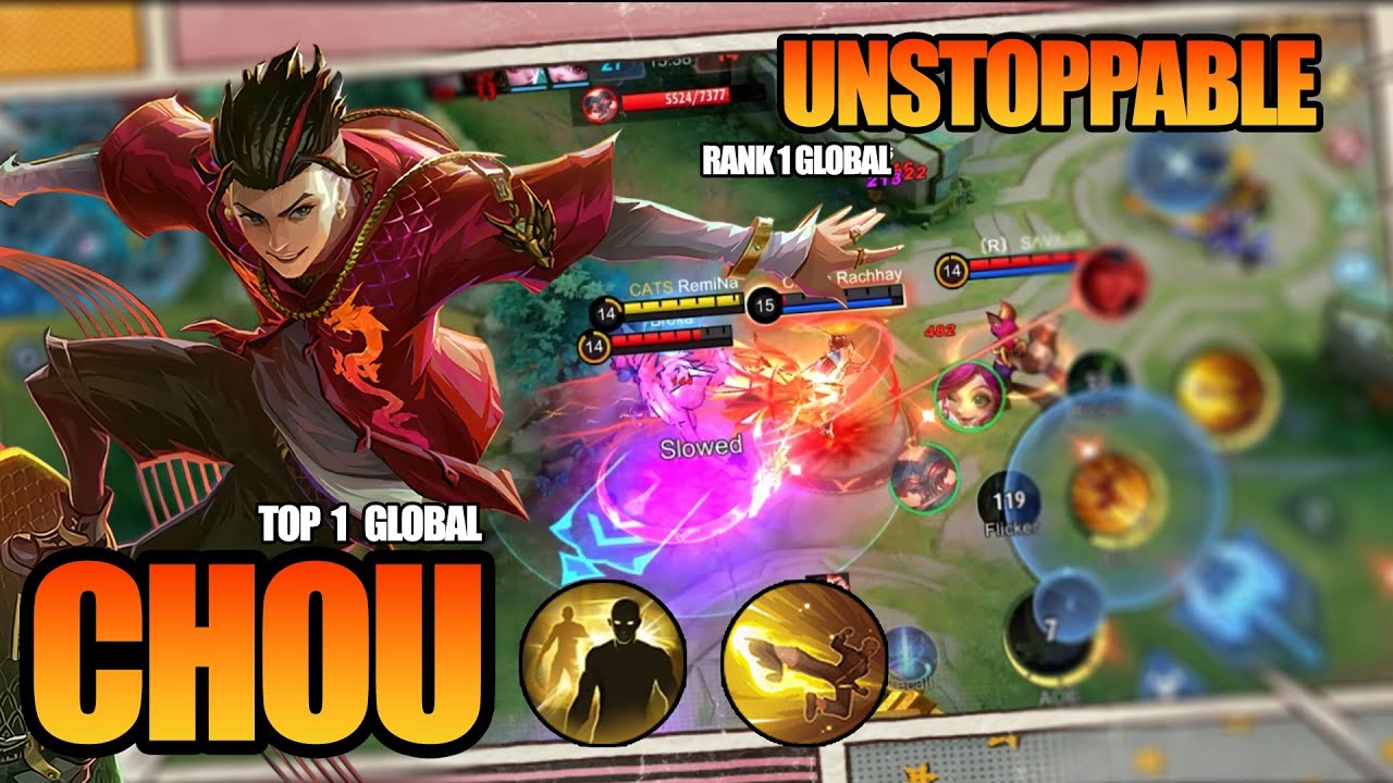 Chou build freestyle gameplay - Mobile Legend 2023 [HD] - YouTube