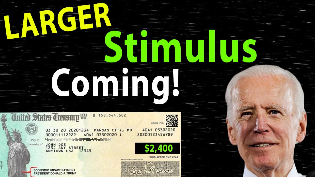 LARGER Stimulus! Second Stimulus Check Update | $200 Social Security ...